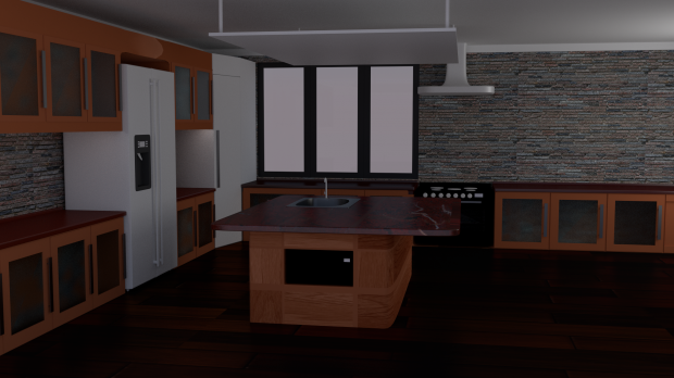Kitchen Free 3D Model - .blend - Free3D