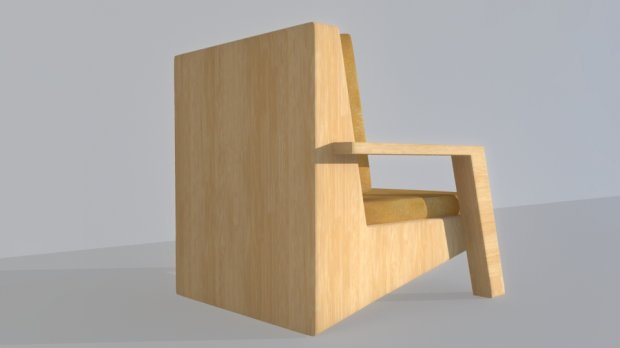 Study chair Free 3D Model - .obj .ma - Free3D