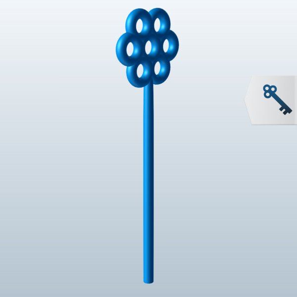 Circle in the middle and circles around the edges V1 Free 3D Model ...