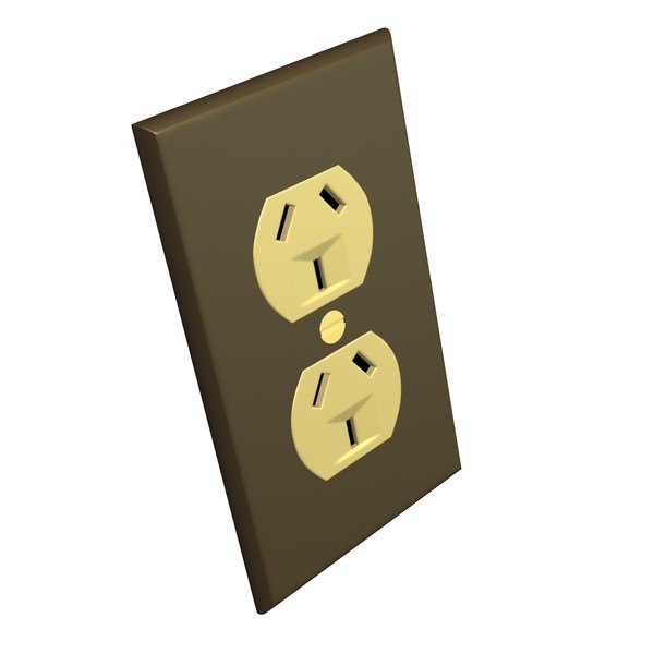 AS NZS 3112 Female Wall Socket v1 Free 3D Model - .obj .stl - Free3D