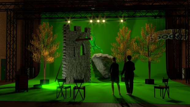 Movie set scene Free 3D Model - .blend - Free3D