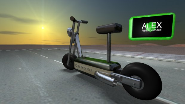 Cube Scooter Free 3D Model - .obj .c4d - Free3D