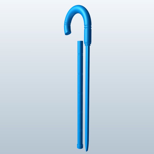 Sword Cane v1 Free 3D Model - .obj .stl - Free3D
