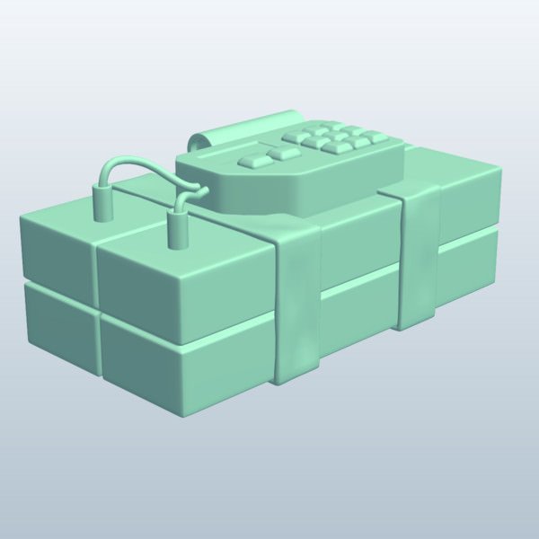 Plastic explosives v1 Free 3D Model - .obj .stl - Free3D