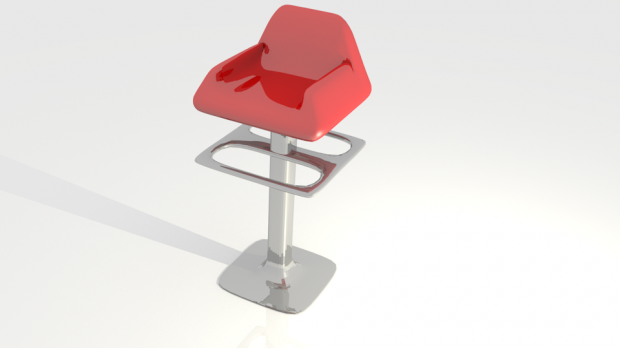 Bar Stool Free 3D Model - .3ds - Free3D