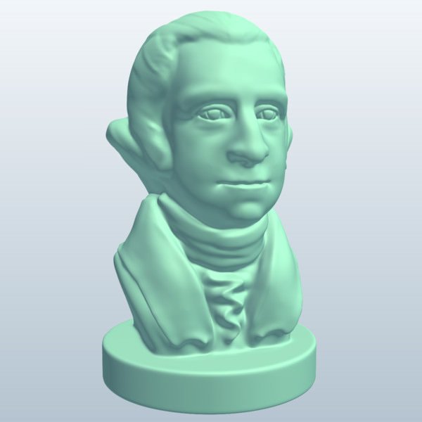 GeorgeWashington V2 Free 3D Model - .obj .stl - Free3D