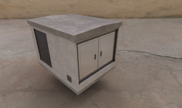 Trafo Station (저 폴리) 무료 3D 모델 - .fbx - Free3D