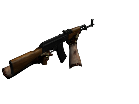 AK-47 with animation Free 3D Model - .obj .max .fbx - Free3D