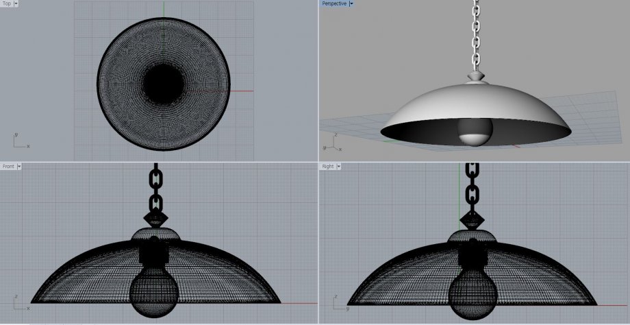 Light Free 3D Model - .3dm .obj - Free3D