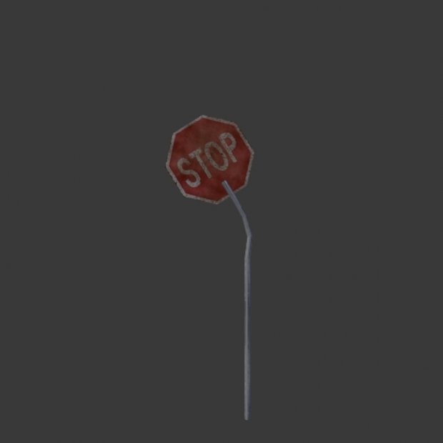 Broken Sign Free 3D Model - .obj .fbx - Free3D