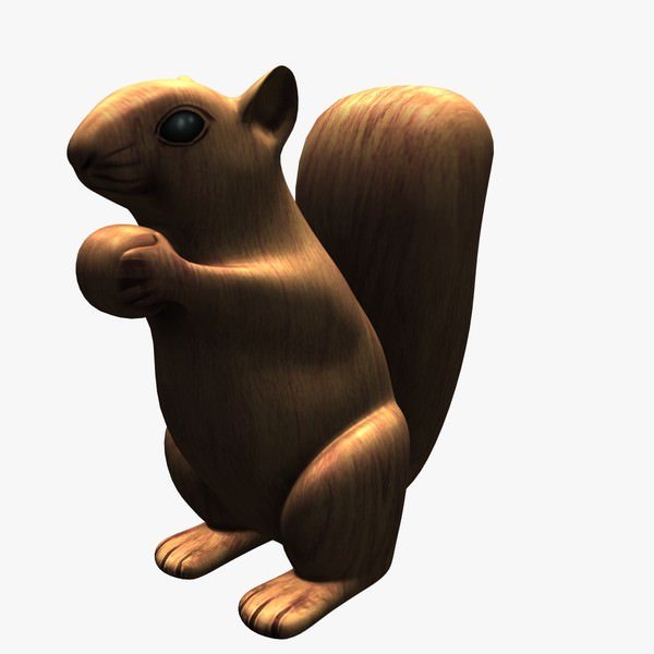 Squirrel v2 Free 3D Model - .obj .stl - Free3D