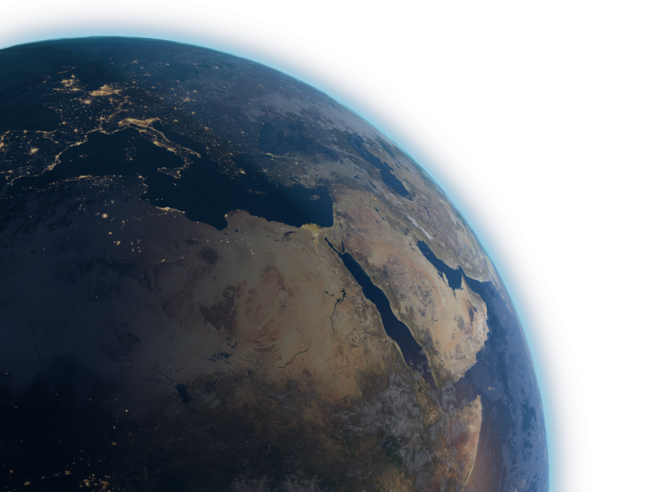 Earth + Satellite scene Free 3D Model - .c4d - Free3D