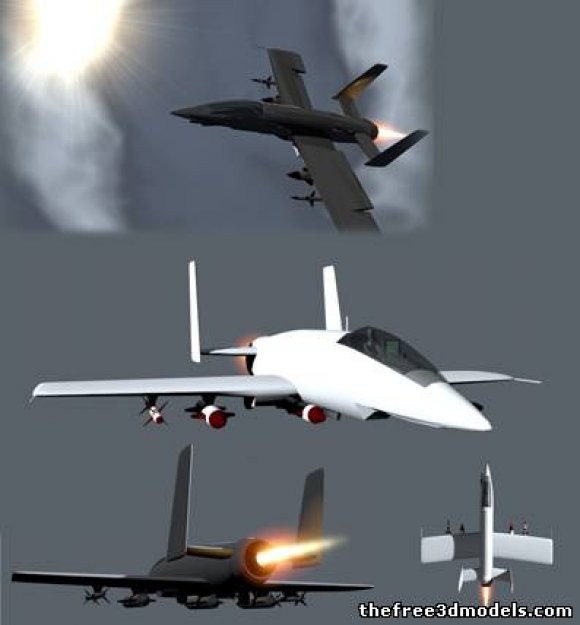 Jet Free 3D Model - .c4d - Free3D