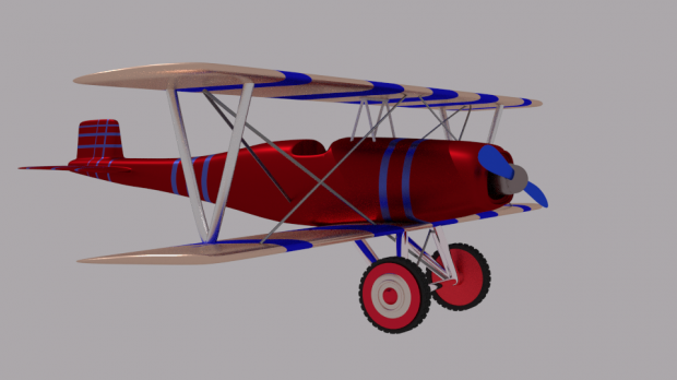 Biplane Free 3D Model - .3ds .obj .blend .fbx - Free3D