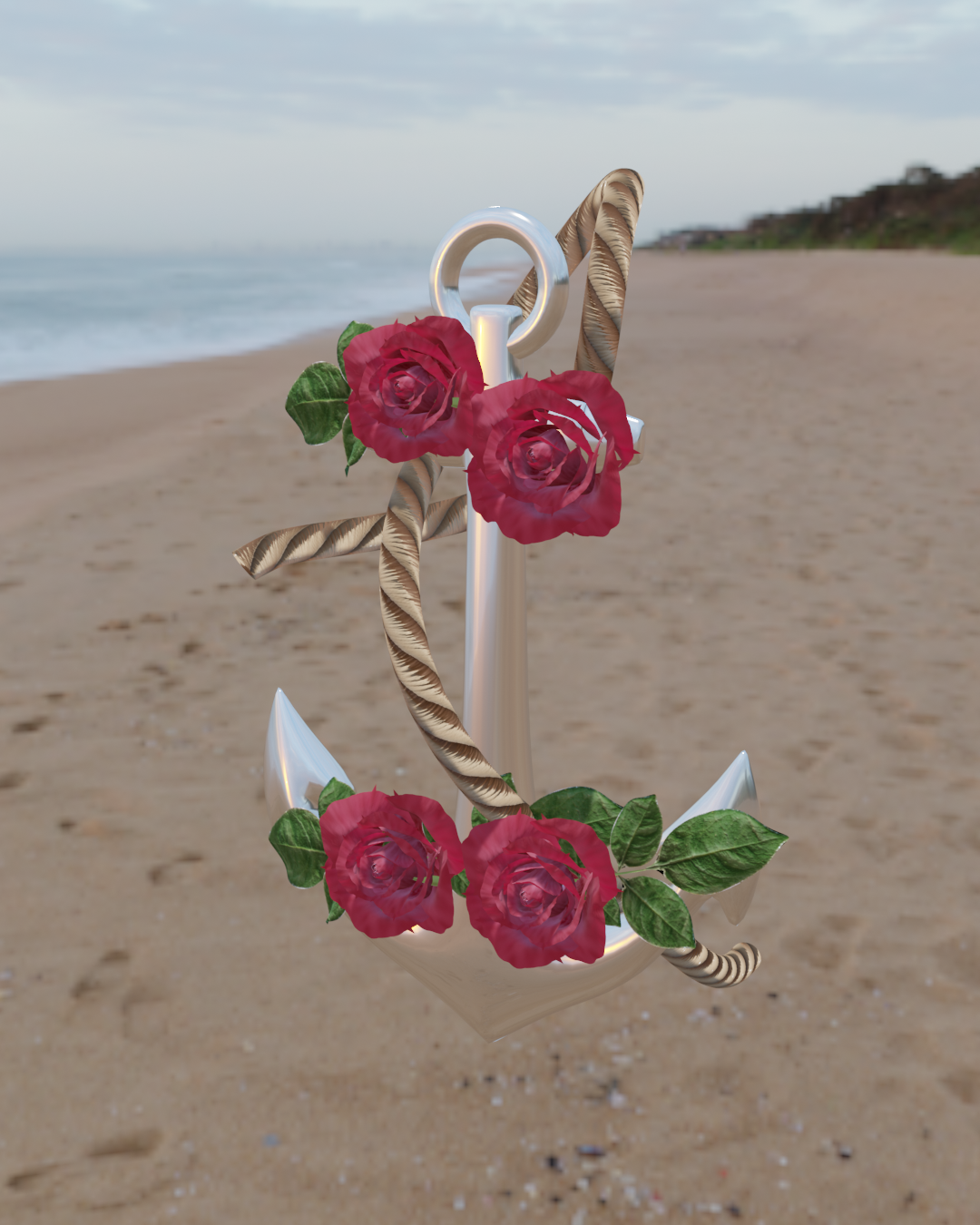 Decorative Anchor Free 3D Model - .blend - Free3D