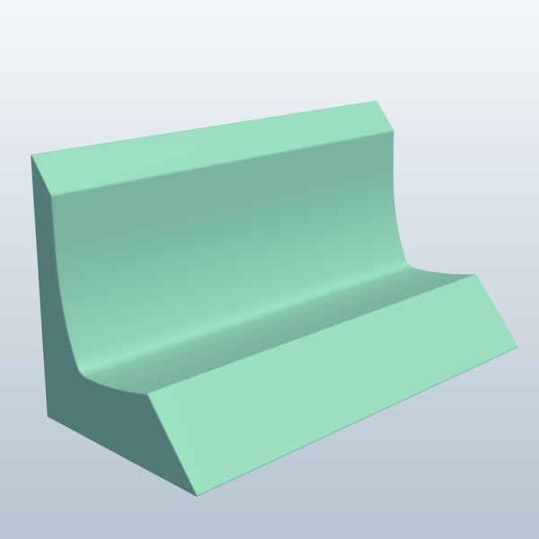 Wedge Bench v1 Free 3D Model - .obj .stl - Free3D