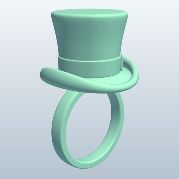 Top Hat v1 Free 3D Model - .obj .stl - Free3D
