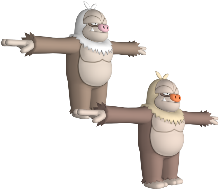 Slaking (Pokemon) Free 3D Model - .dae .fbx - Free3D