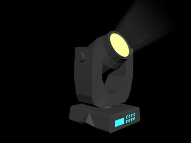Low Poly Moving Head Free 3D Model - .max - Free3D