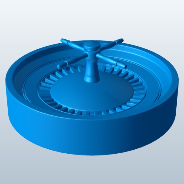 Roulette Wheel v1 Free 3D Model - .obj .stl - Free3D