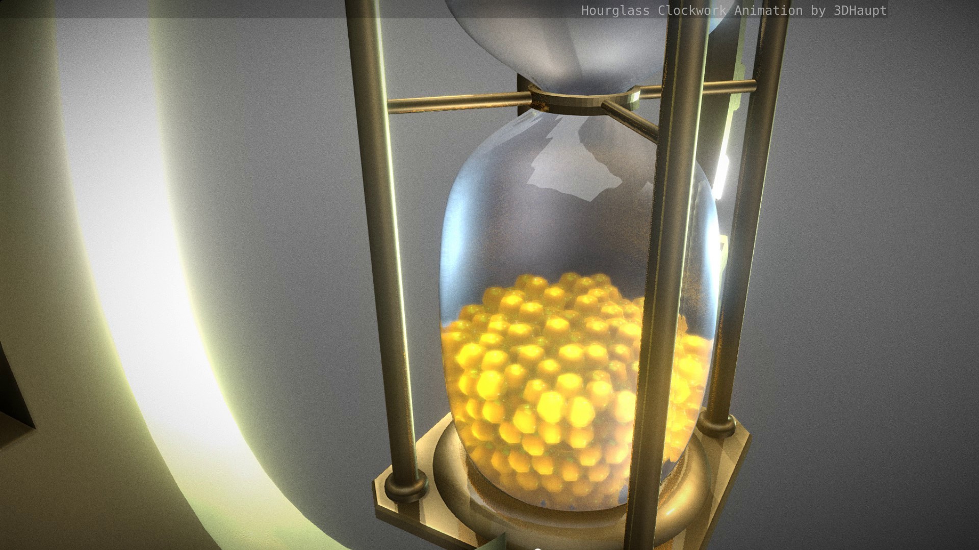 Hourglass Clockwork Animation Free 3D Model - .blend - Free3D