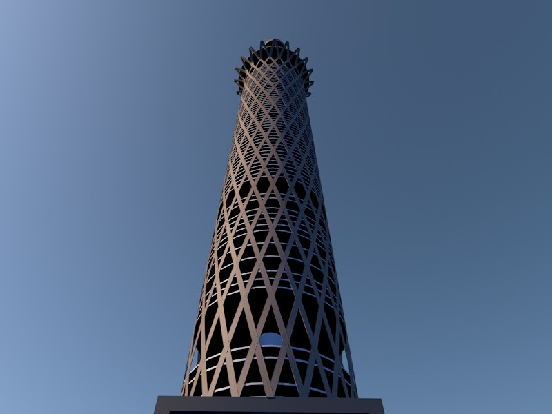 Cairo Tower Free 3D Model - .c4d .obj .stl - Free3D
