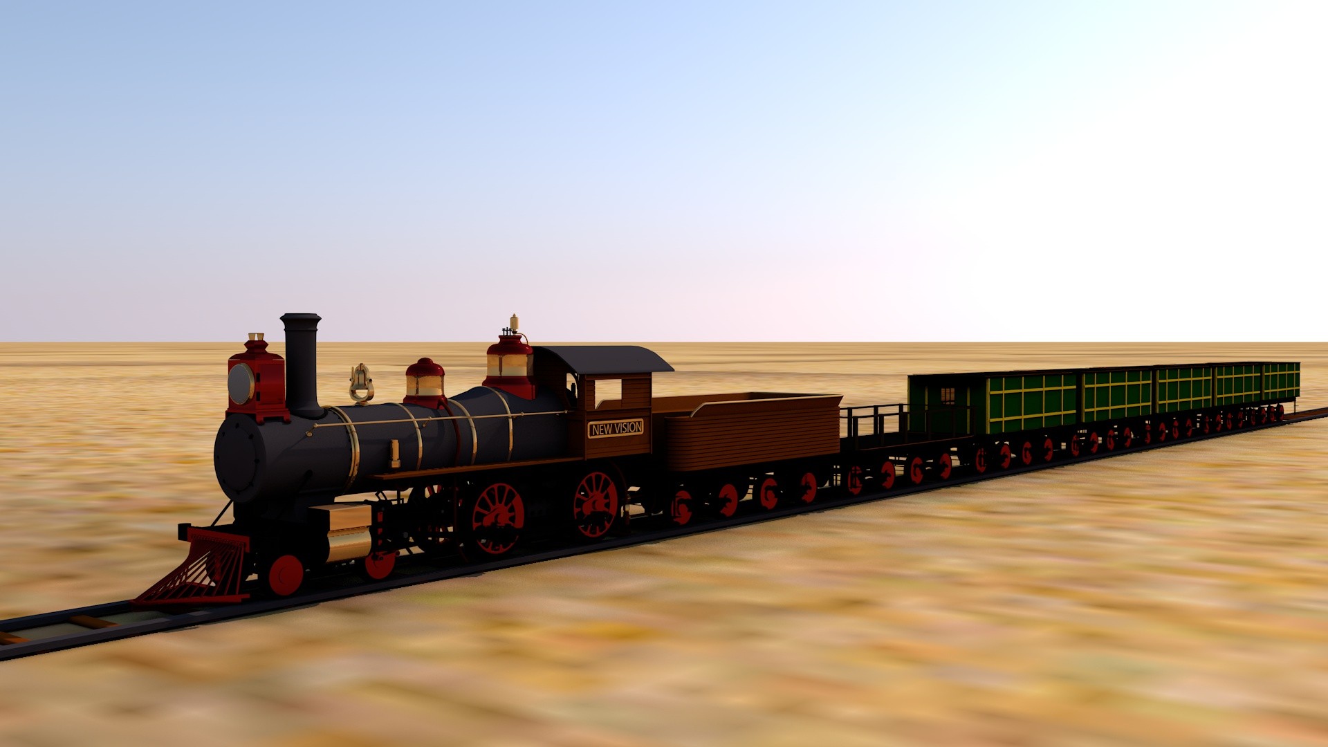 Virginia Locomotive Free 3D Model - .obj .3ds - Free3D
