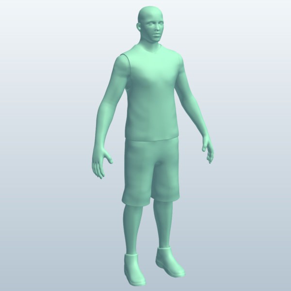 Basketballplayer v4 Free 3D Model - .obj .stl - Free3D