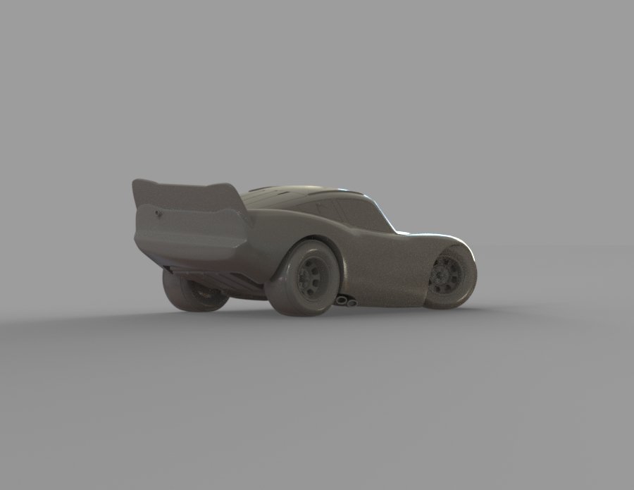 Mcqueen lightning Cars Posture 2 Free 3D Model - .stl - Free3D