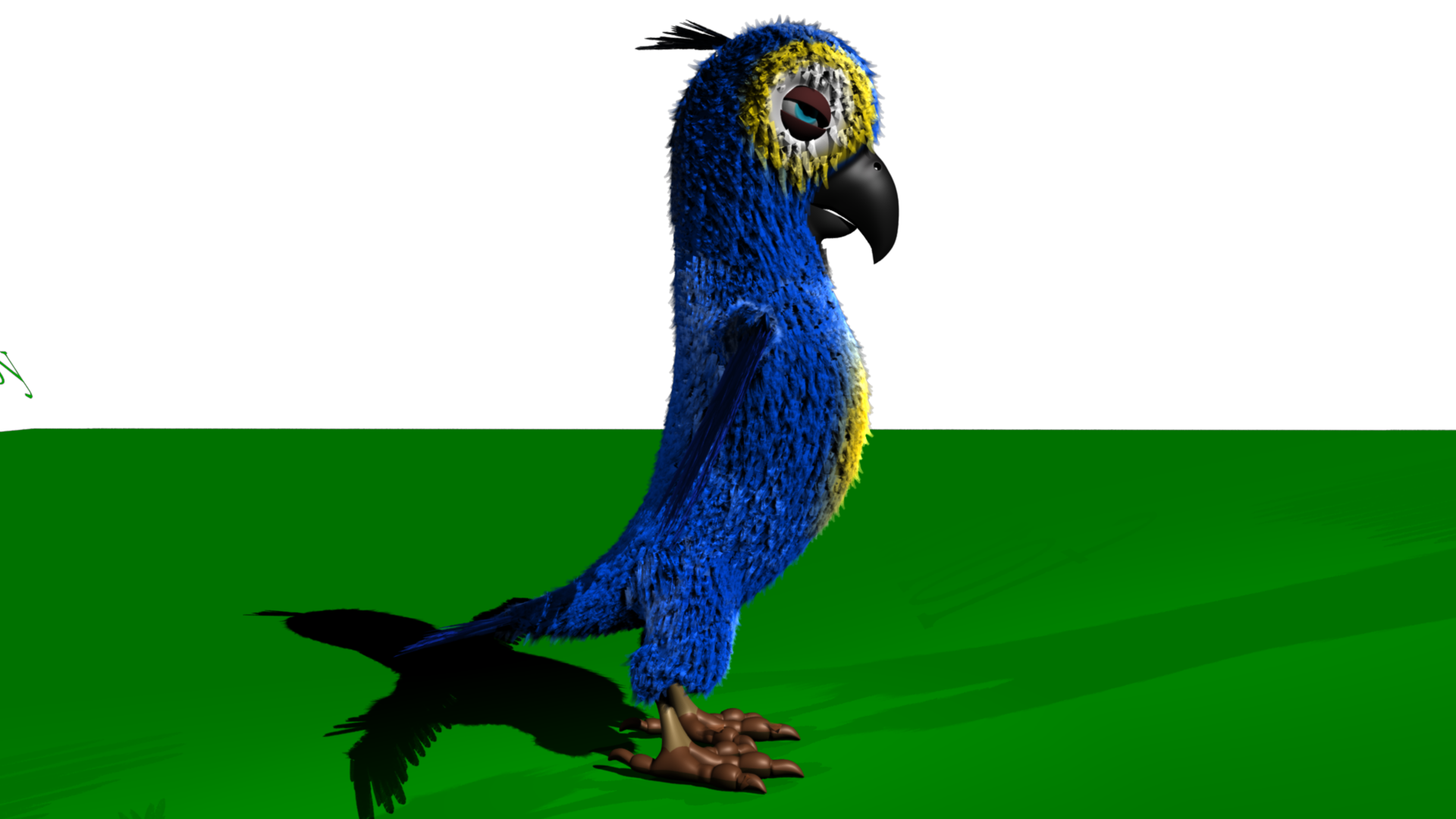 Cartoonic Parrot Free 3D Model - .ma - Free3D