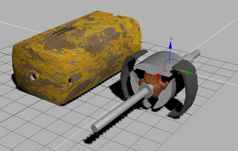 Electric Motor Free 3D Model - .3ds .obj .max .fbx - Free3D