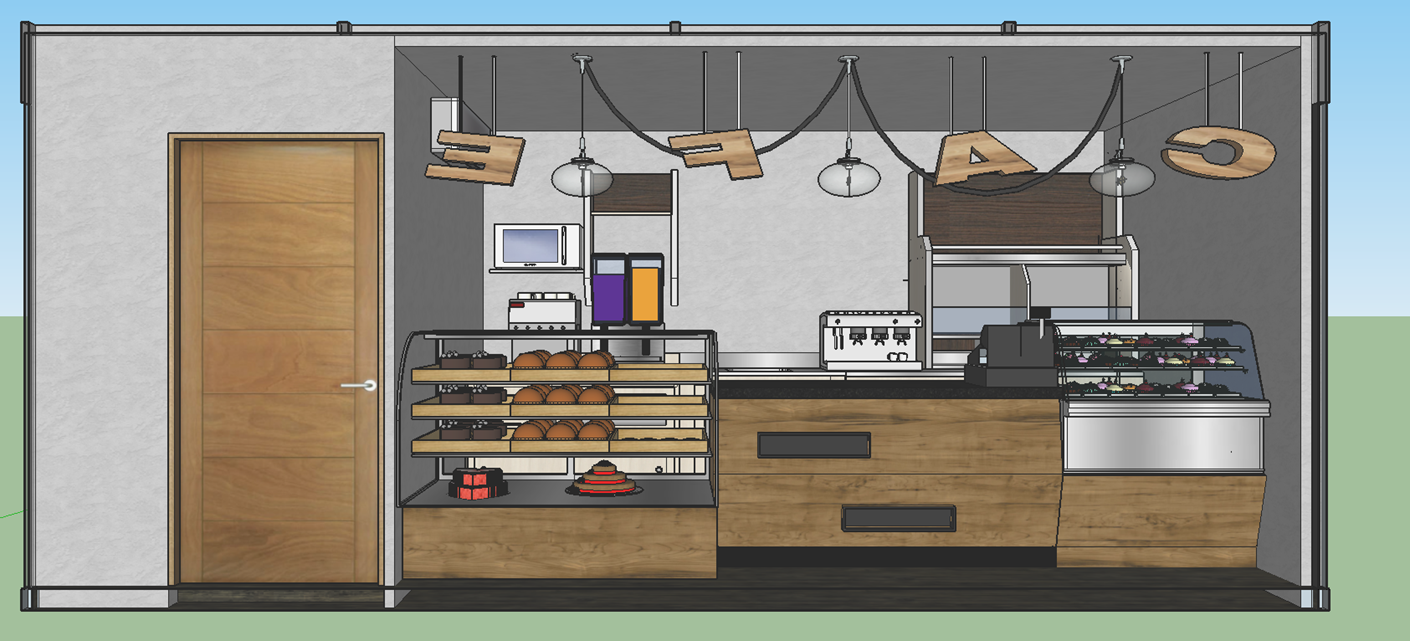 Cafe Free 3D Model - .skp - Free3D