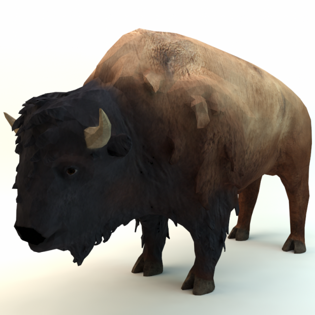 Bison Free 3D Model - .3ds .obj .fbx .dxf - Free3D