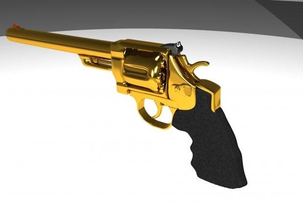 Gold 44 Magnum Free 3D Model - .mb - Free3D