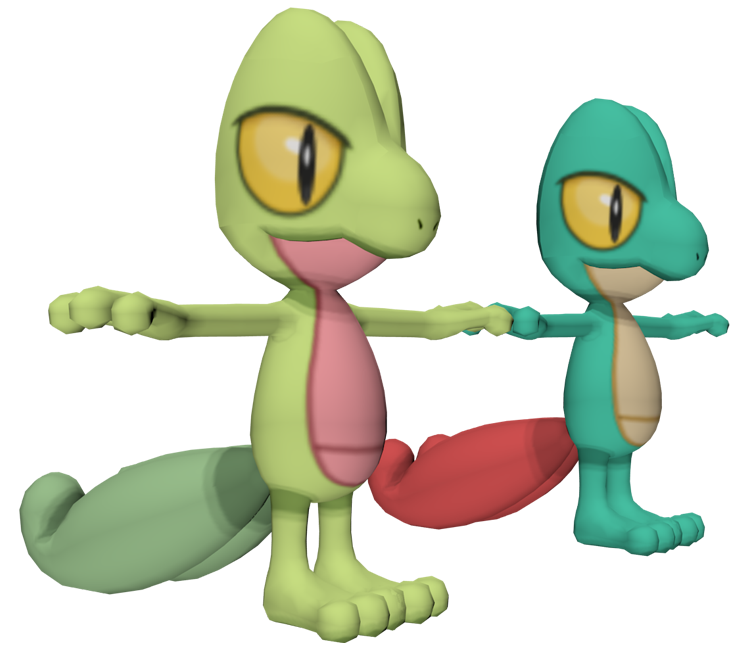 Treecko (Pokemon) Modelo 3D gratis - .dae .fbx - Free3D