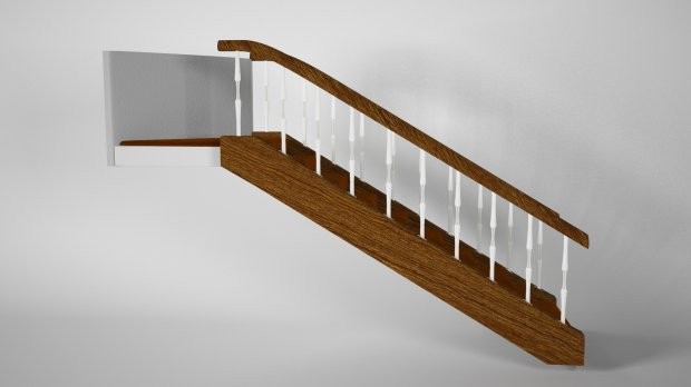 Stairs Free 3D Model - .3ds .obj .c4d - Free3D