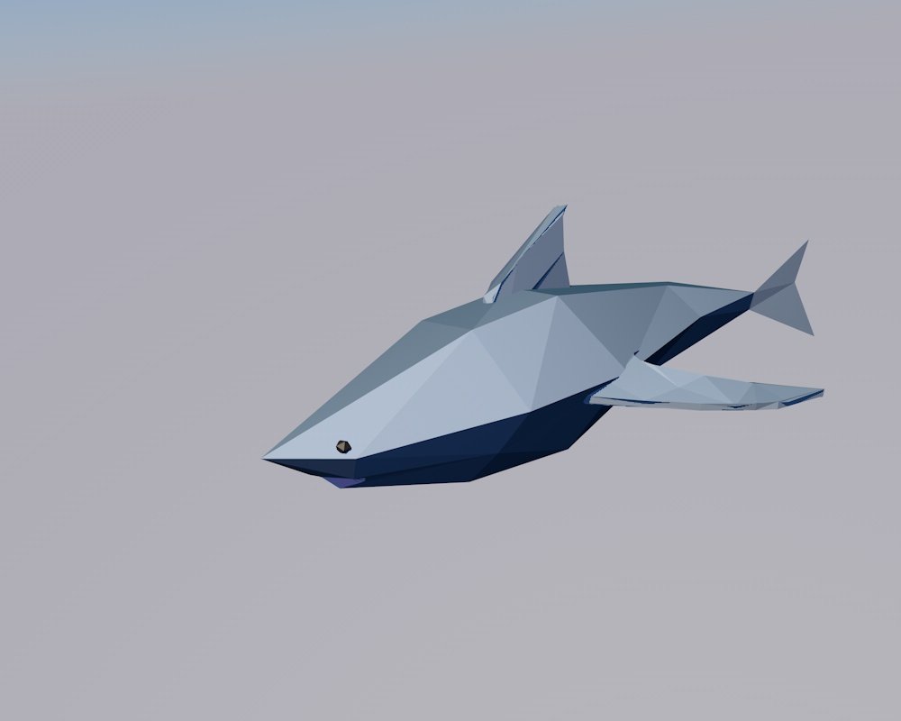 Low Poly Shark Free 3D Model - .c4d - Free3D