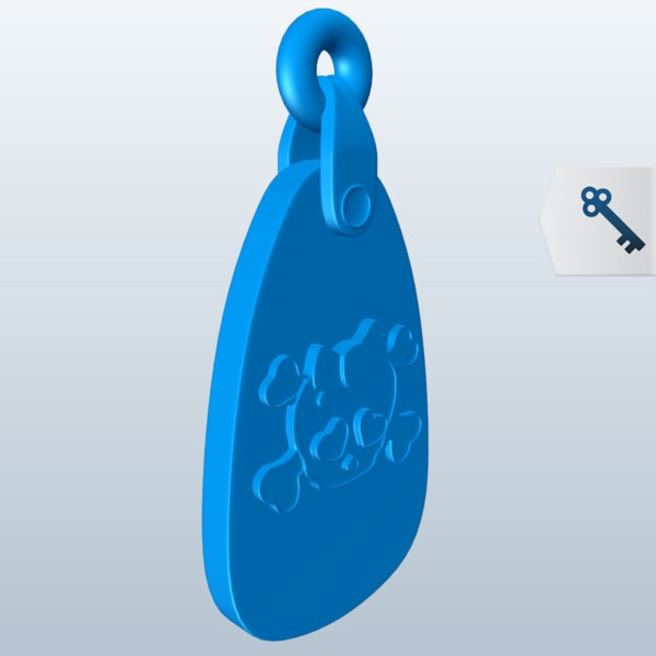 Handbag Charm SkullBones with Bow V1 Free 3D Model - .obj .stl - Free3D