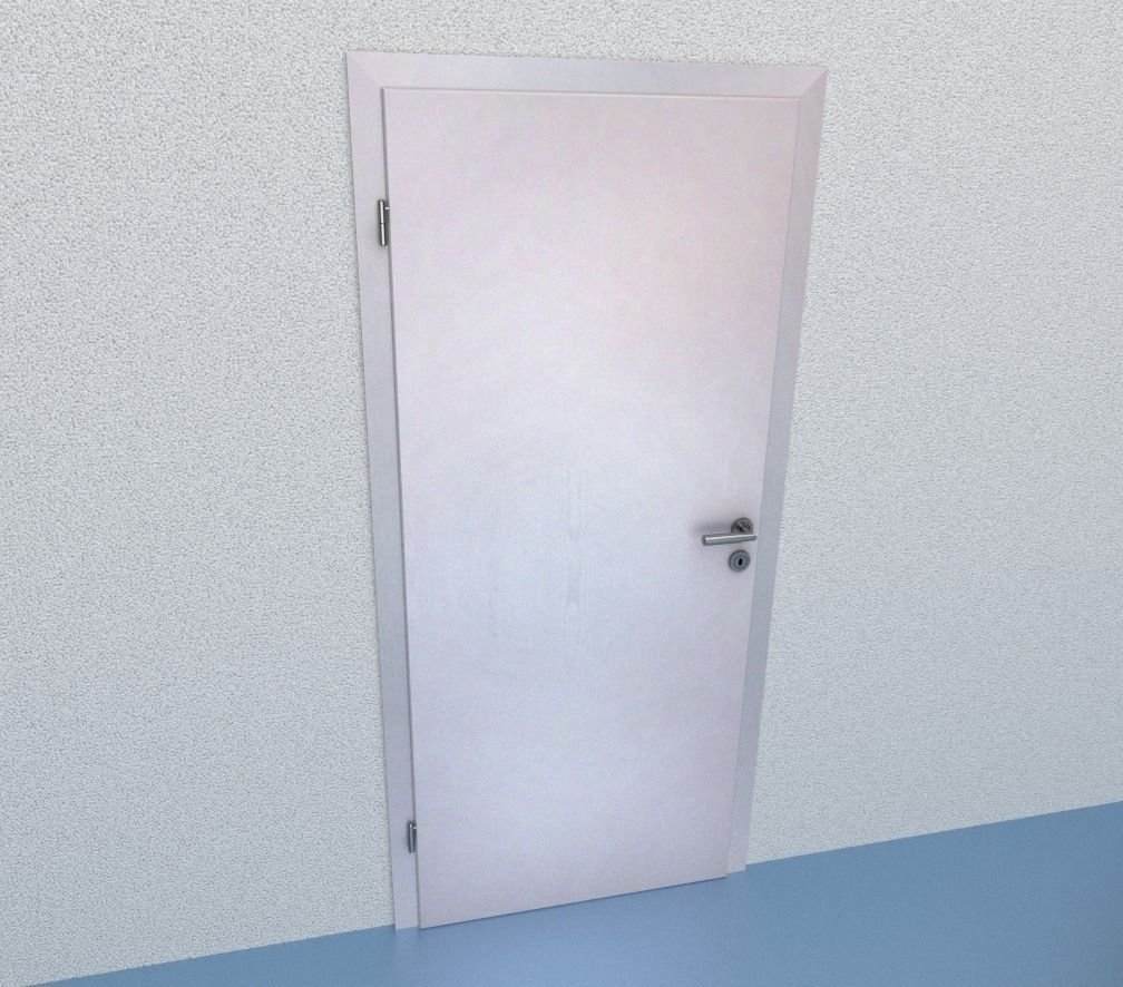 Room Door Free 3D Model - .obj .dae .blend .mtl - Free3D