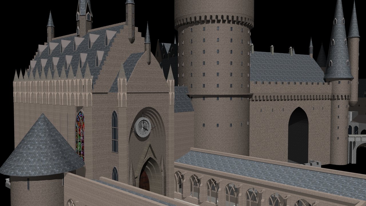 Hogwarts 3D Model