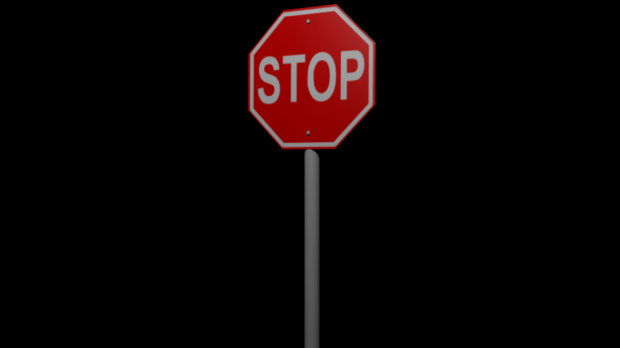 Stop Sign Free 3D Model - .3ds .obj .dae .blend .fbx .mtl - Free3D
