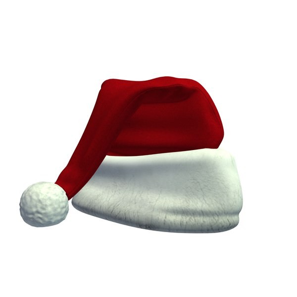 Santas hat v1 Free 3D Model - .obj .stl - Free3D
