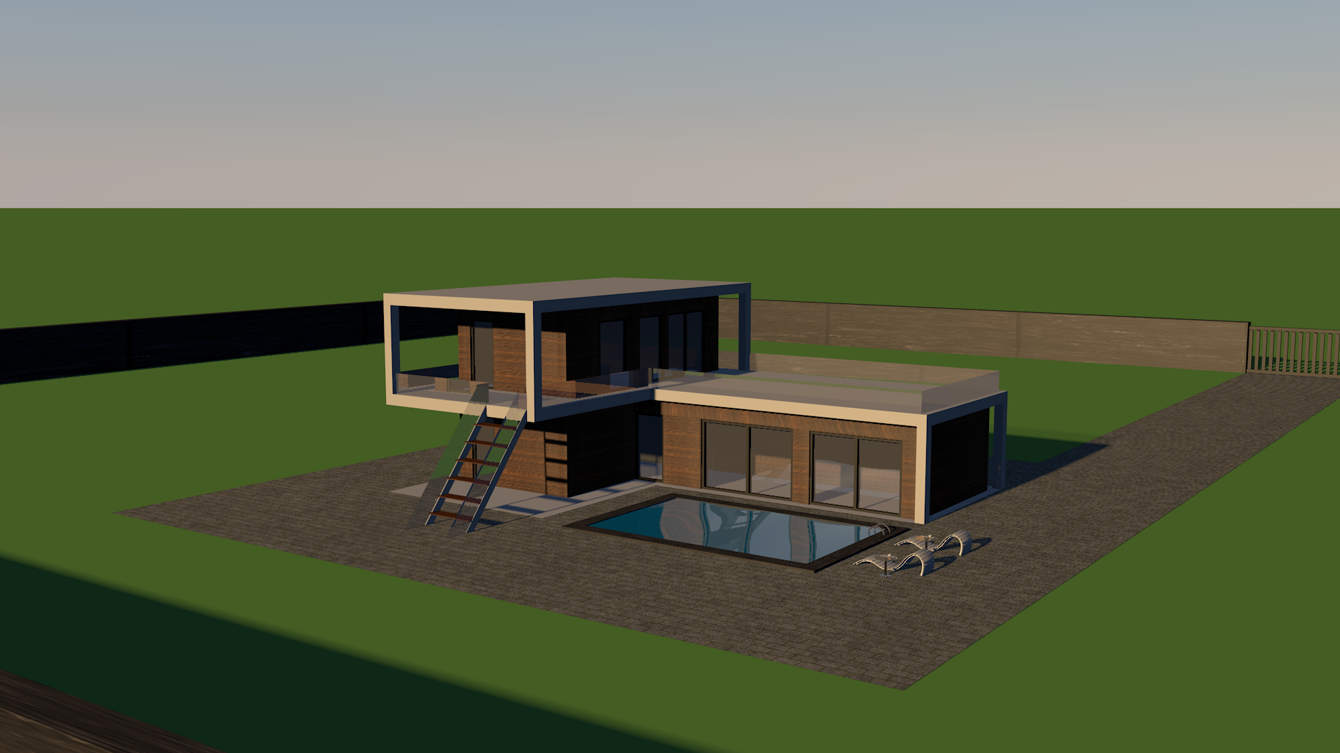 Modern house Free 3D Model - .c4d .obj - Free3D