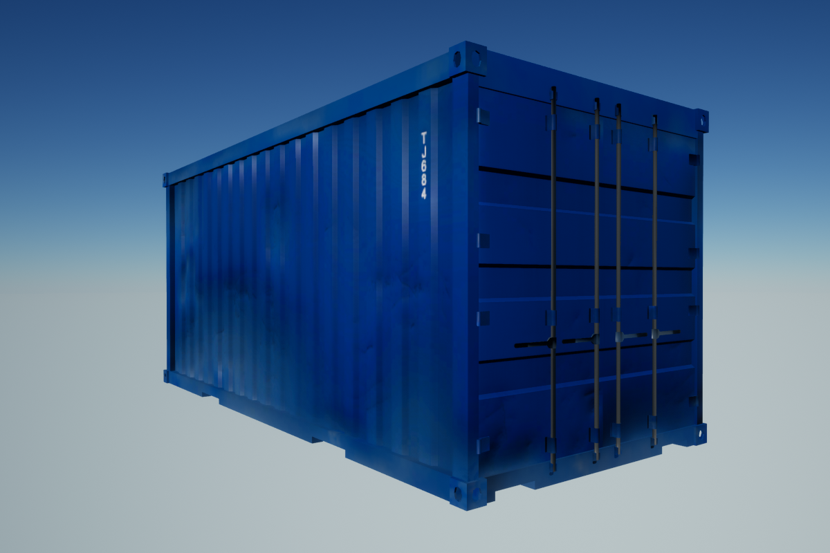 Shipping Container Free 3D Model - .fbx - Free3D