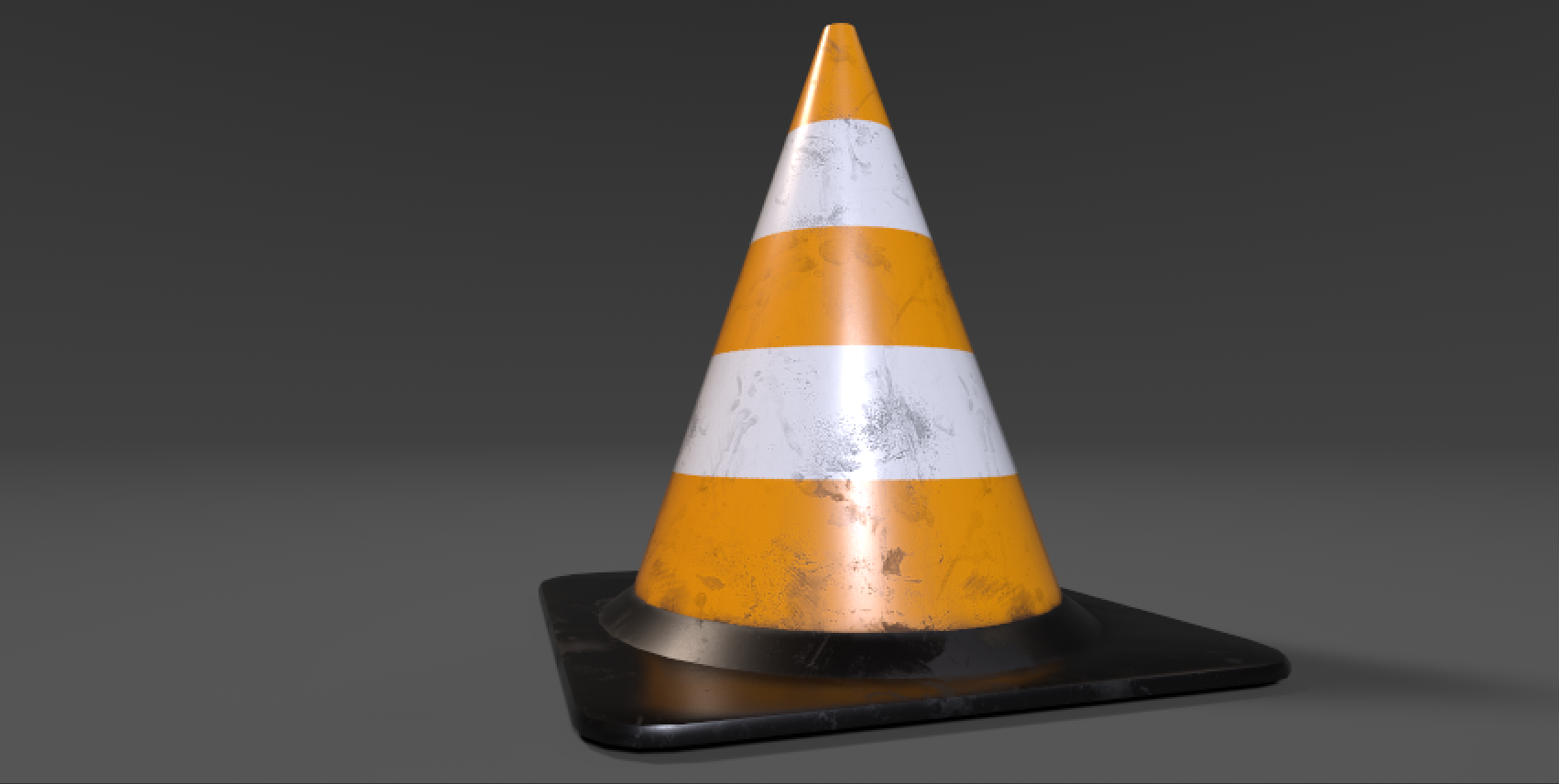 Street Cone PBR Modelo 3D gratis - .blend .fbx .obj .dae - Free3D
