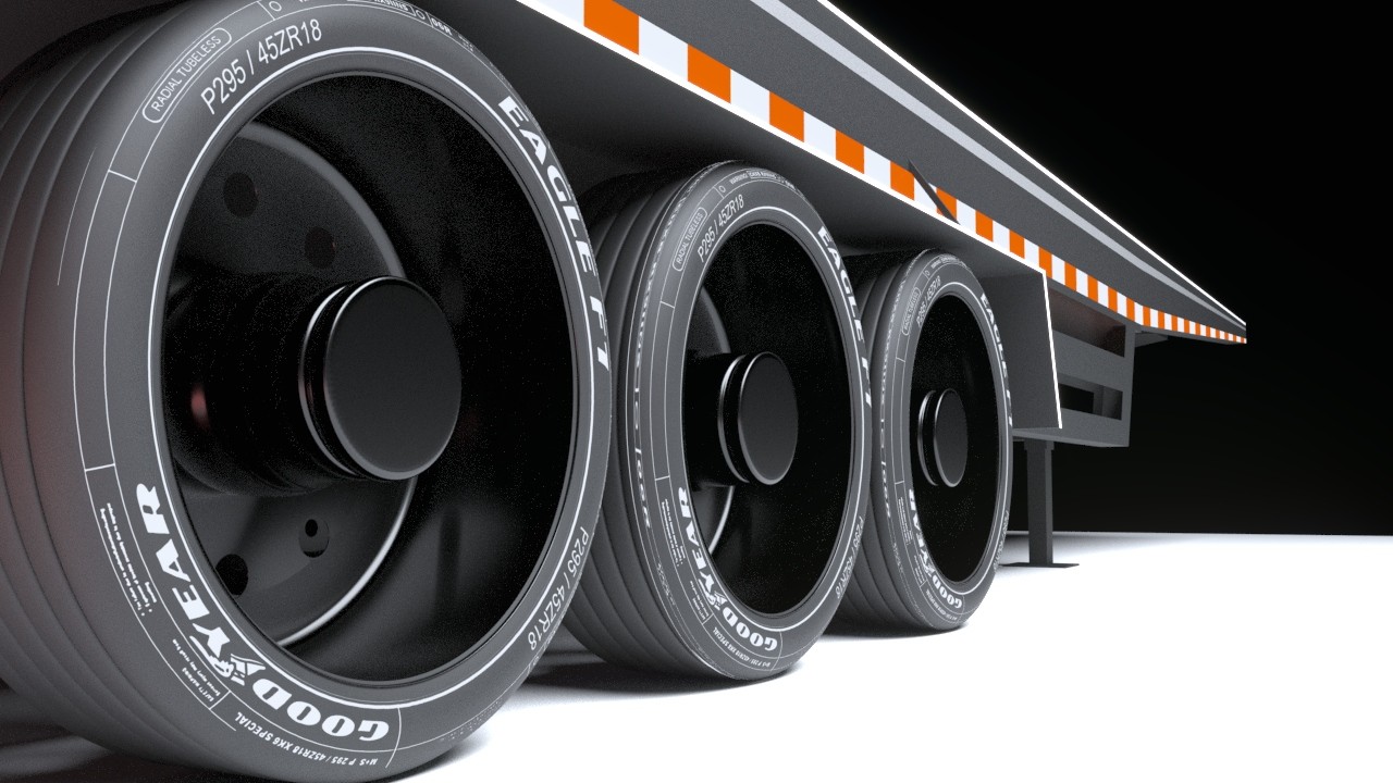 Truck Trailer Free 3D Model - .c4d - Free3D