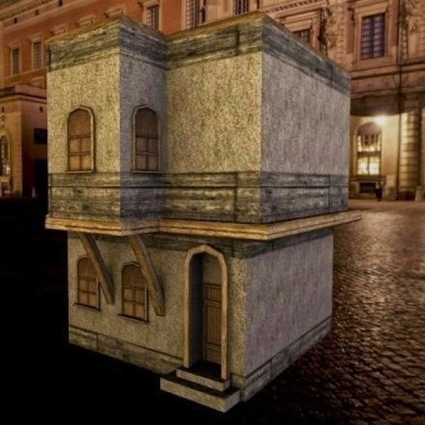 Small Building 1 Free 3D Model - .3ds .obj .dae .blend .fbx .mtl .dxf ...