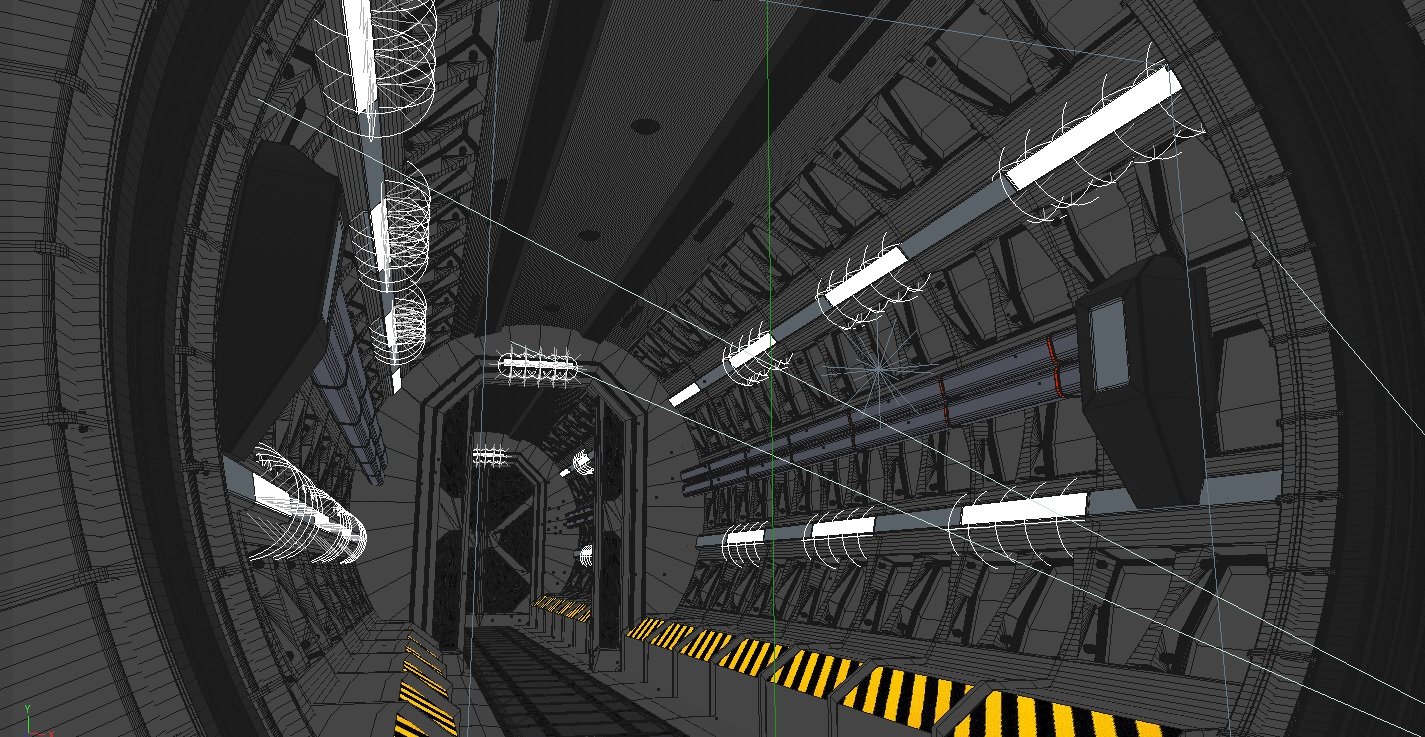 USCSS Covenant Corridor Free 3D Model - .fbx .c4d - Free3D