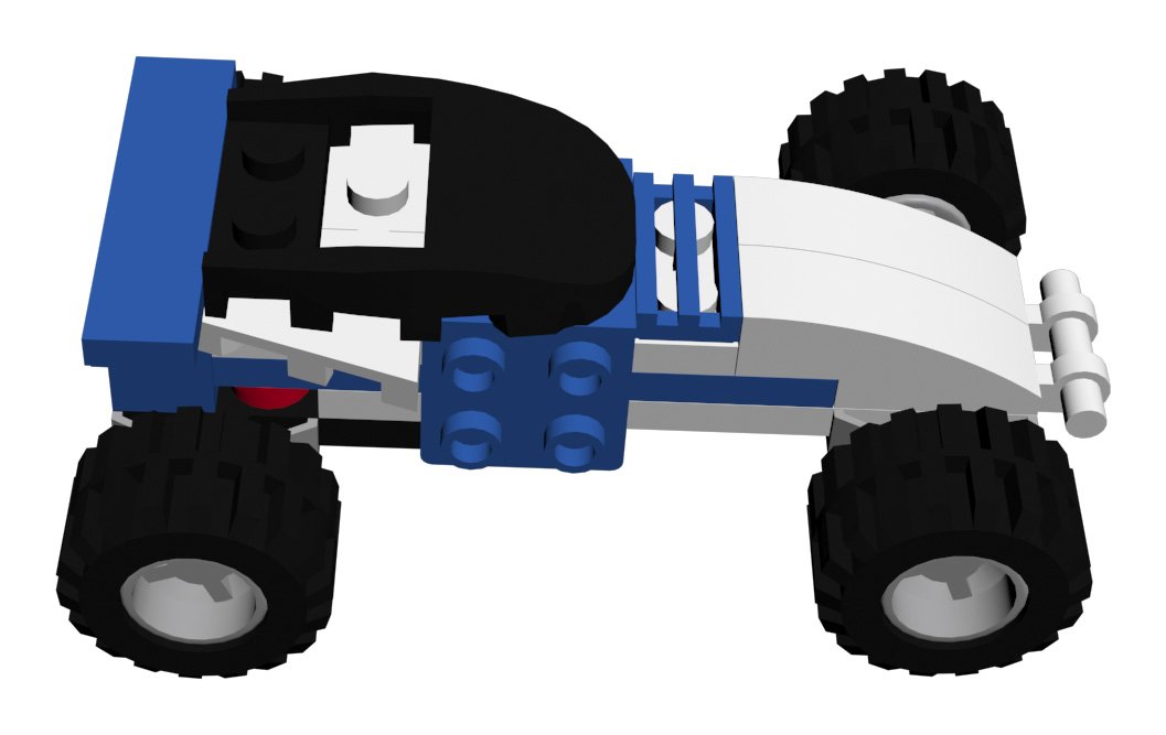 Lego 7800 Off Road Racer Free 3D Model - .3ds .dae .max .c4d .fbx - Free3D