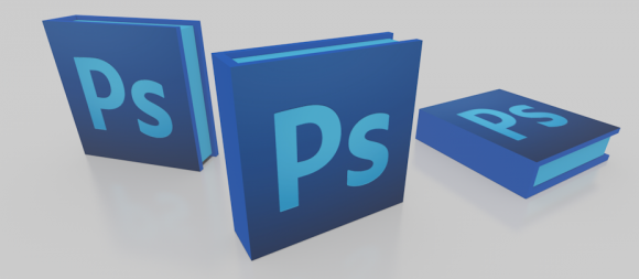 Photoshop PS Book Logo Free 3D Model - .c4d - Free3D